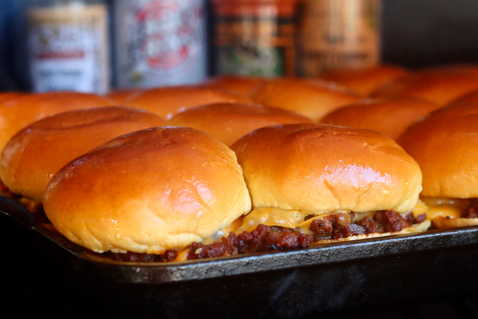 Sheet Pan Cheeseburger Sliders Recipe Video | Grill Masters Club