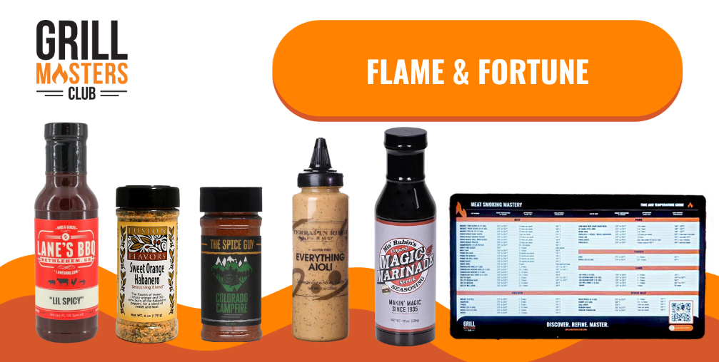 Box Overview: "Flame & Fortune" | Grill Masters Club