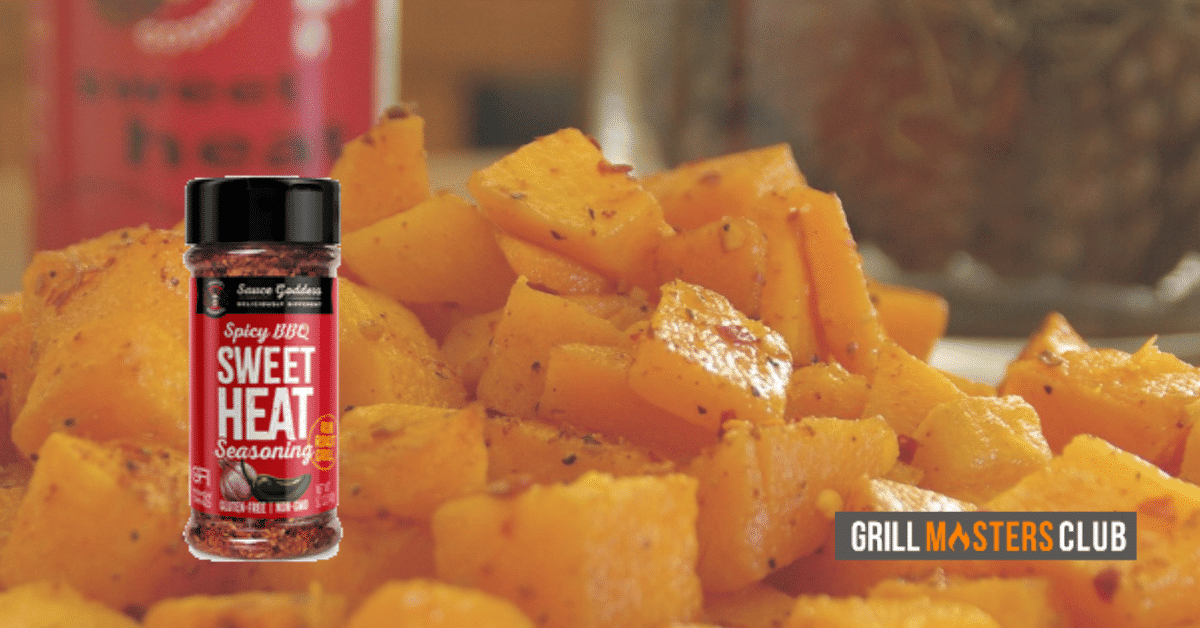 Sweet Heat Roasted Sweet Potatoes Recipe | Grill Masters Club | Grill ...