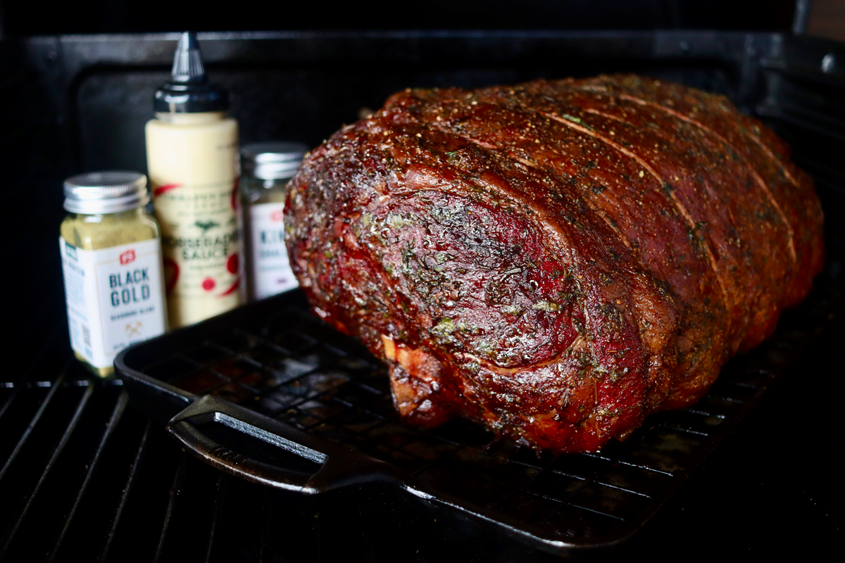 Low and Slow Prime Rib with Horseradish Sauce | Grill Masters Club