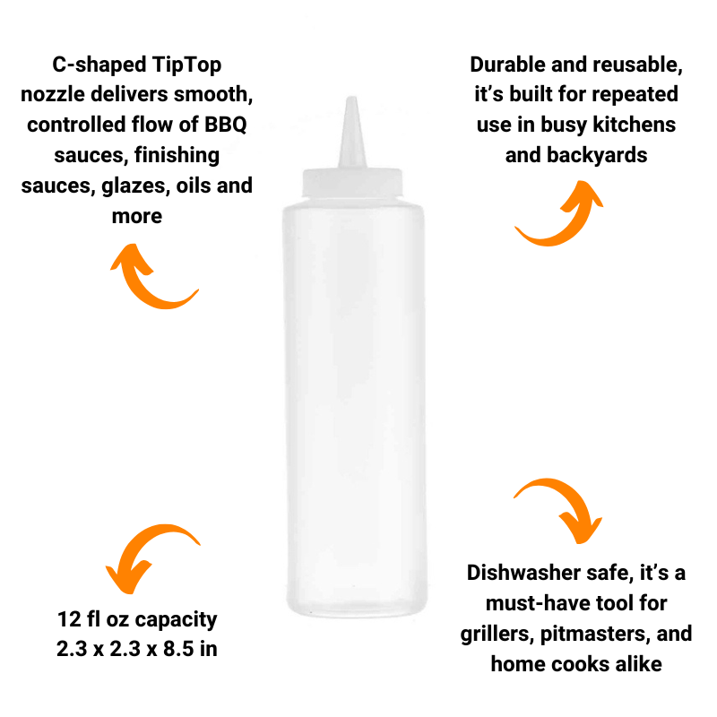 12 oz Plastic Squeeze Bottle by TableCraft | Grill Masters Club