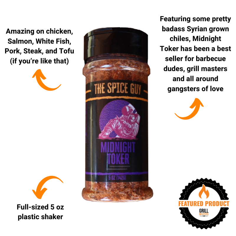 Midnight Toker Rub by The Spice Guy (5 oz) | Grill Masters Club