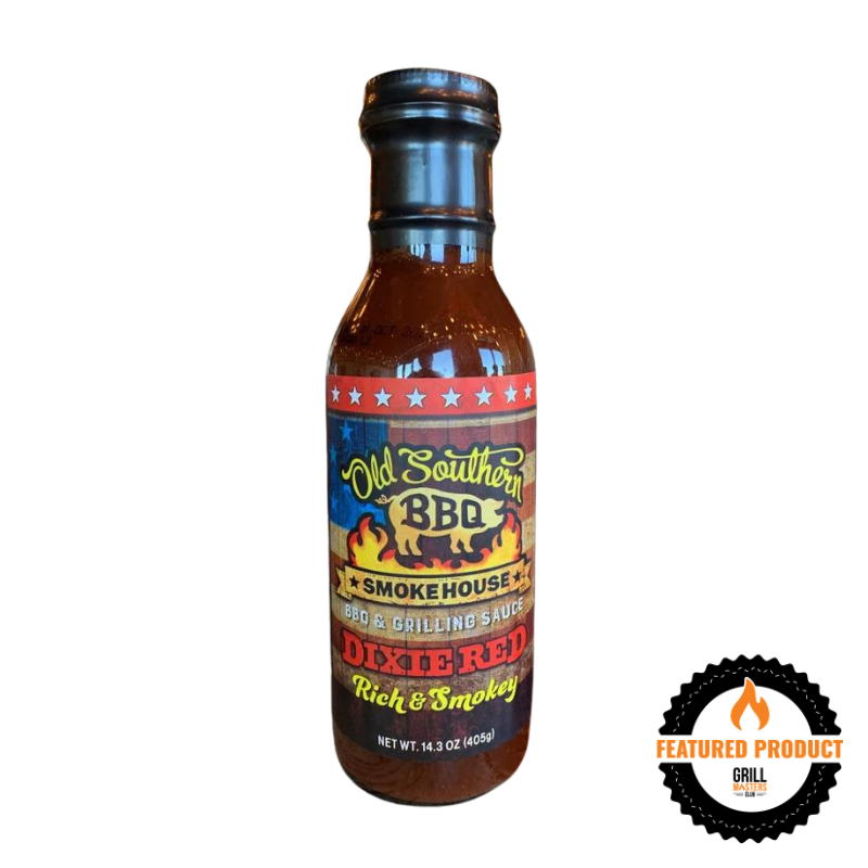Dixie Red BBQ Sauce by old Southern BBQ (15 oz) | Grill Masters Club